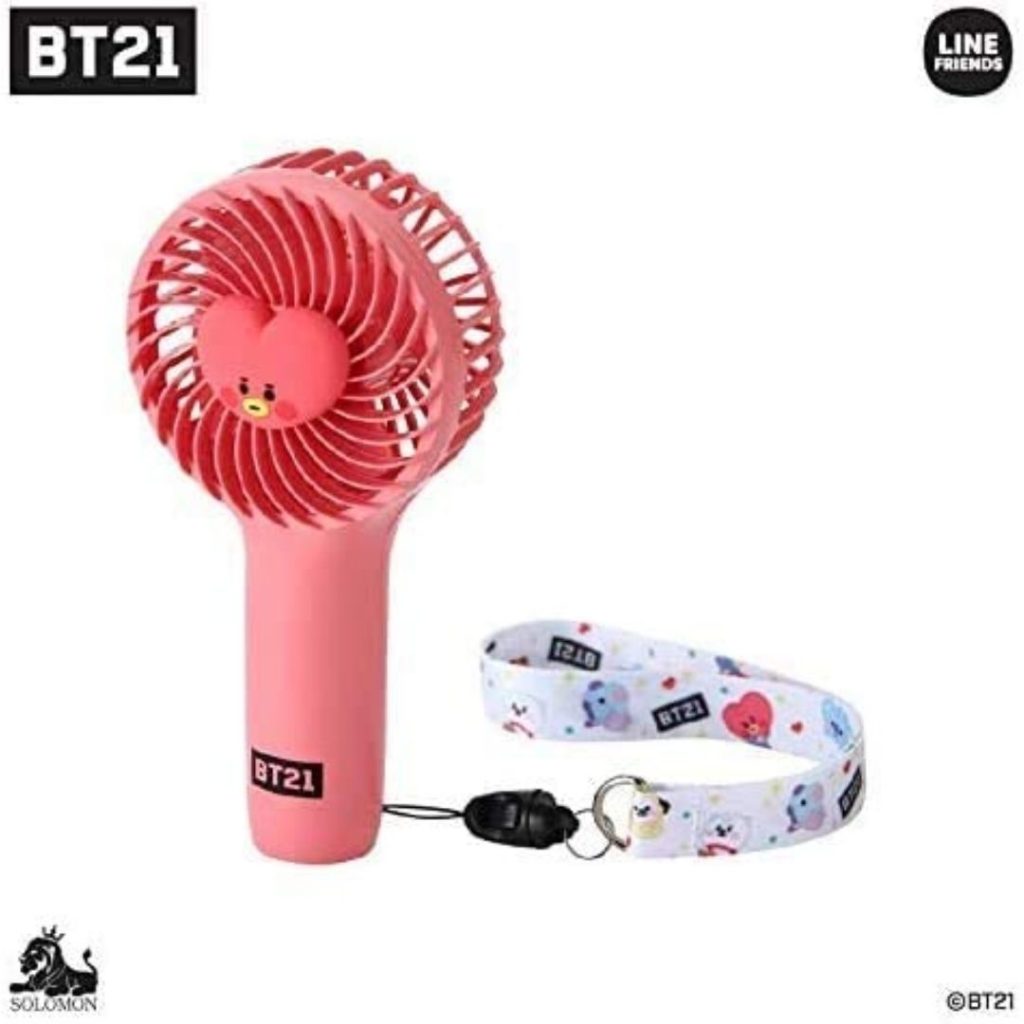BT21 Mini Portable Fan TATA - TITIP JEPANGTITIP JEPANG