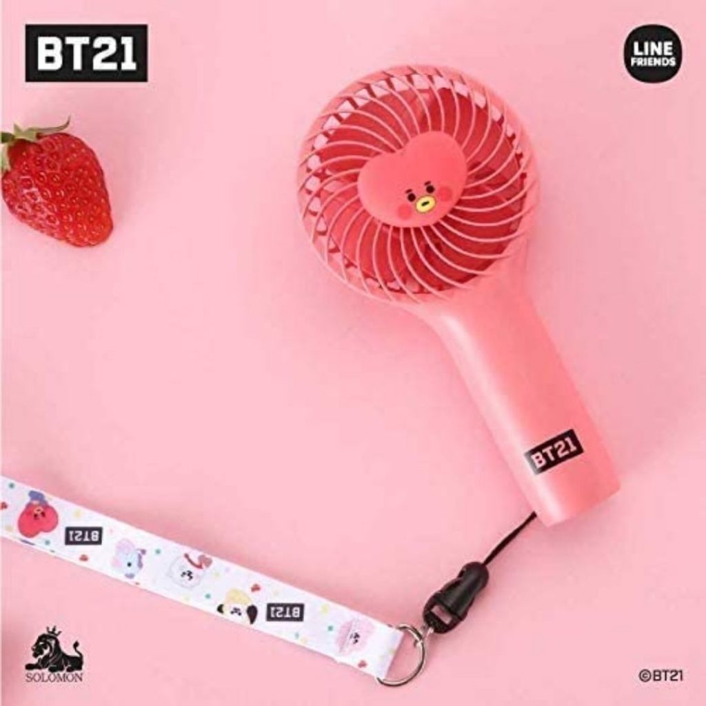 BT21 Mini Portable Fan TATA - TITIP JEPANG
