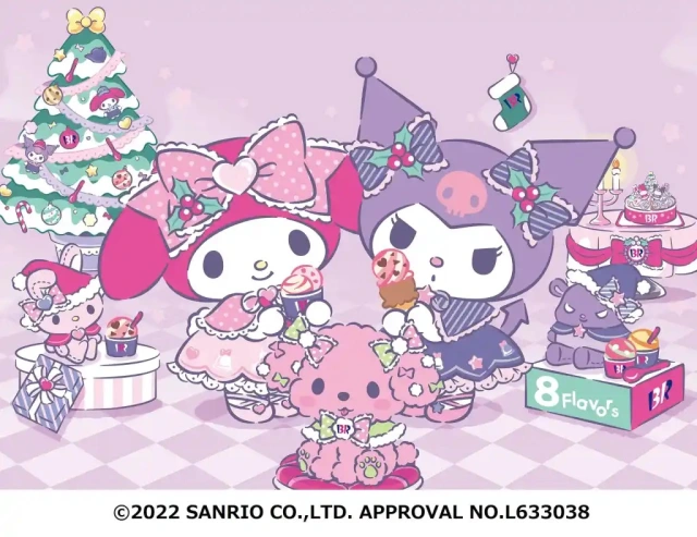 Karakter Sanrio Ambil Alih Baskin Robbins Jepang dalam Edisi Natal ...