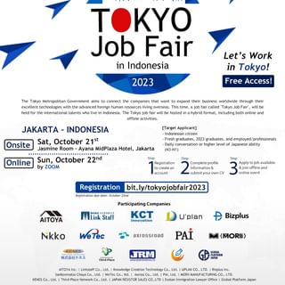 Tokyo Job Fair Hadir Di Indonesia - TITIP JEPANG