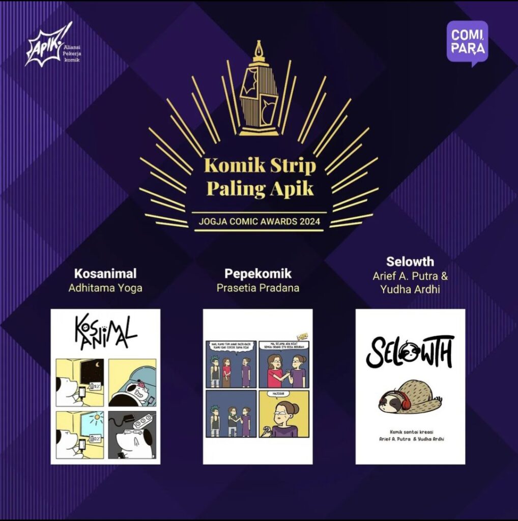 Ini Dia Pemenang Jogja Comic Awards 2024 - TITIP JEPANG