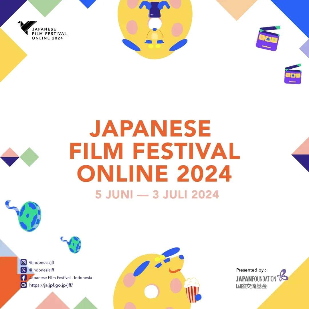 Japanese Film Festival Online 2024 Digelar Bulan Juni - TITIP JEPANG