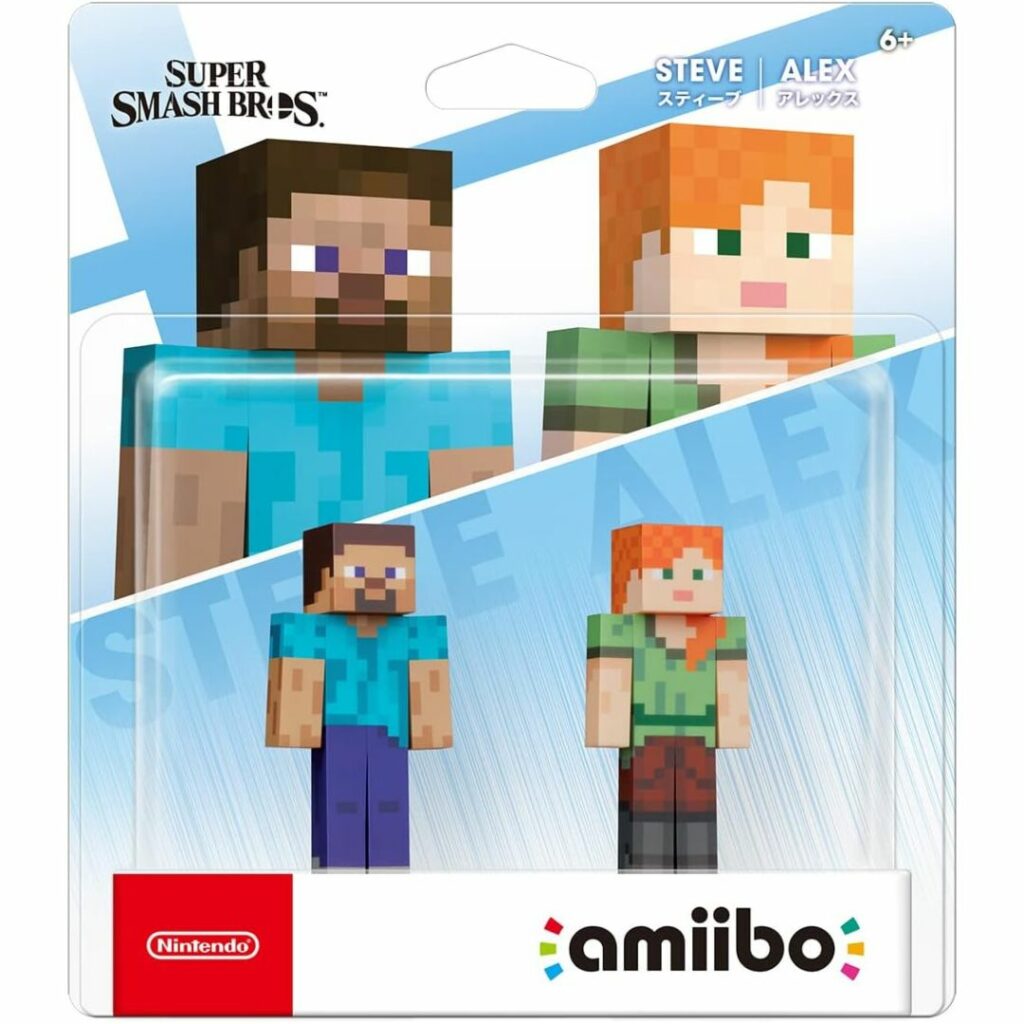 Nintendo Amiibo Set Steve-Alex Figure (Super Smash Bros. Series ...