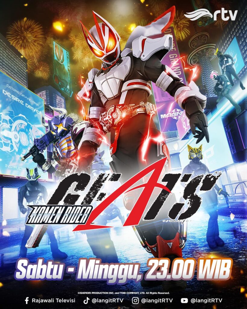 Jam Tayang Kamen Rider Geats Di RTV Dipindah! - TITIP JEPANG