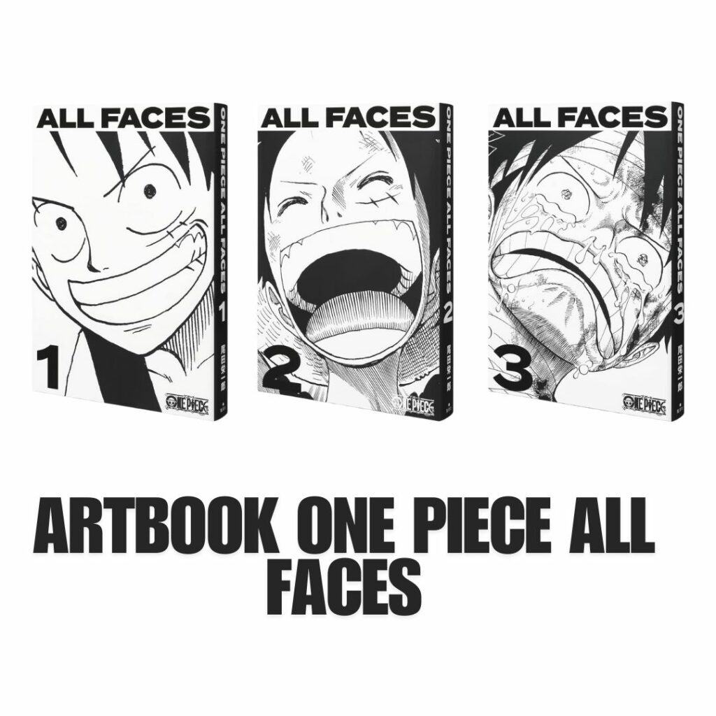 Artbook (Shueisha) ONE PIECE ALL FACES (3 part varian) - TITIP JEPANG