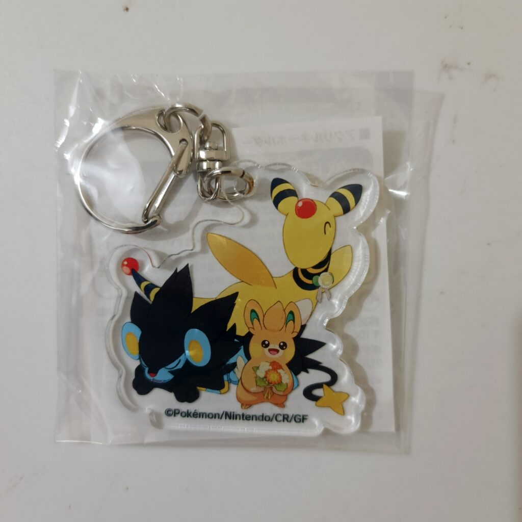 Pokemon anniversary Acrylic Key Chain Pawmo, Luxray, Ampharos - TITIP ...