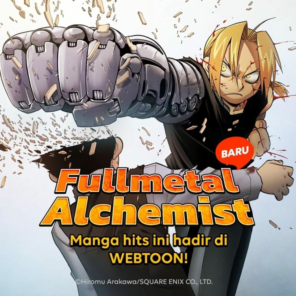 Fullmetal Alchemist Kini Hadir di WEBTOON ID! - TITIP JEPANG