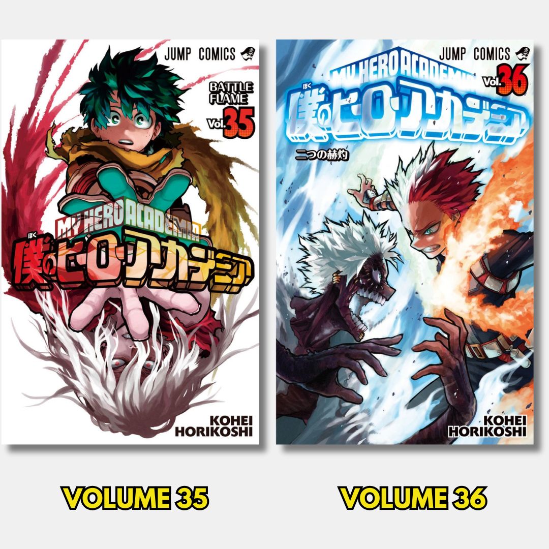 Shueisha Manga My Hero Academia Vol. 31-36 (Komik Bahasa Jepang) - TITIP JEPANG