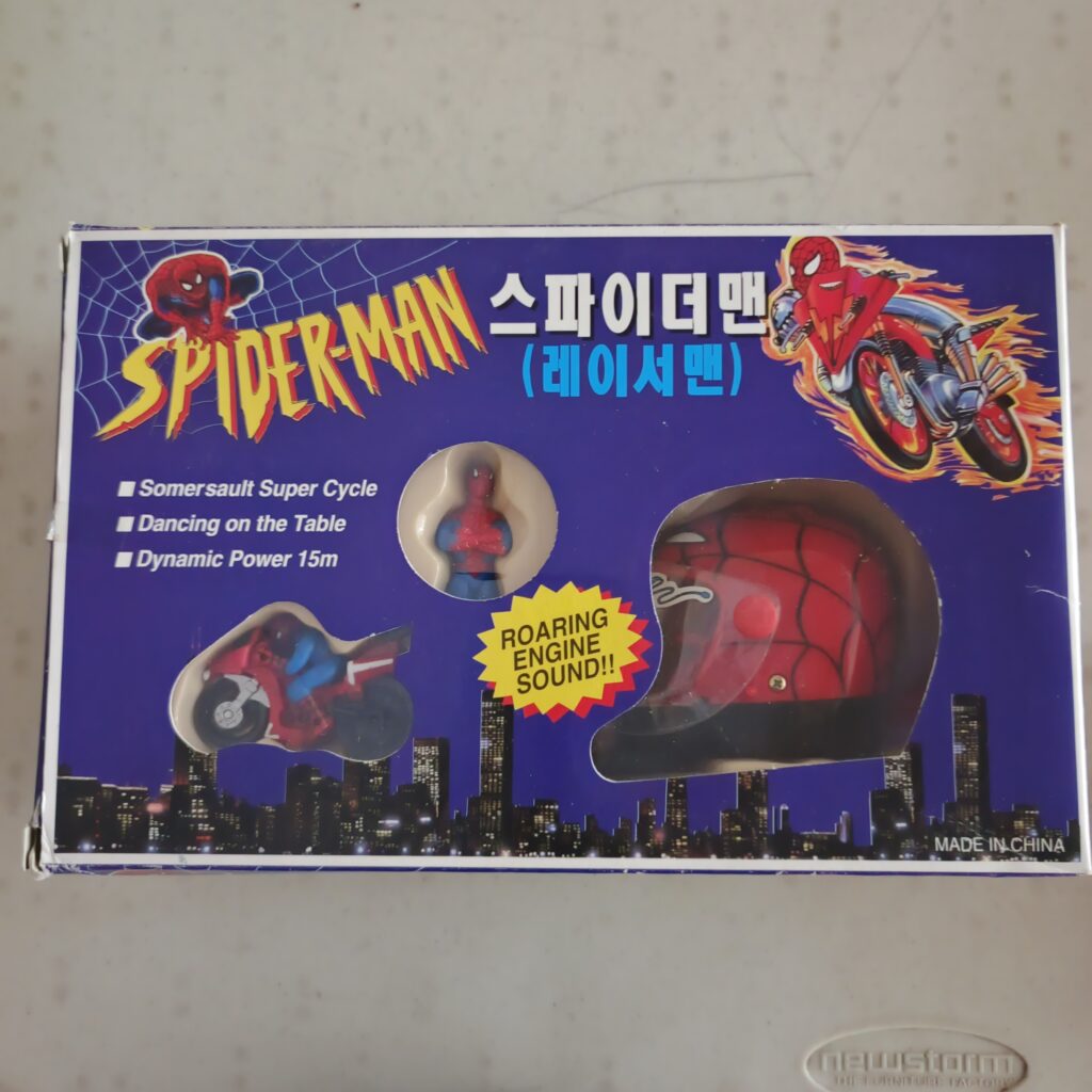 Spider-Man Marvel Comics Motor Spider Man Racer Roaring Engine S0und ...