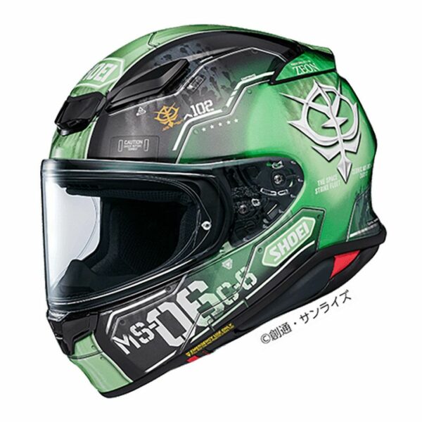 SHOEI Z-8 MS-06C-6 Zaku II Helmet - Helm Motor Full Face Edisi Spesial ...