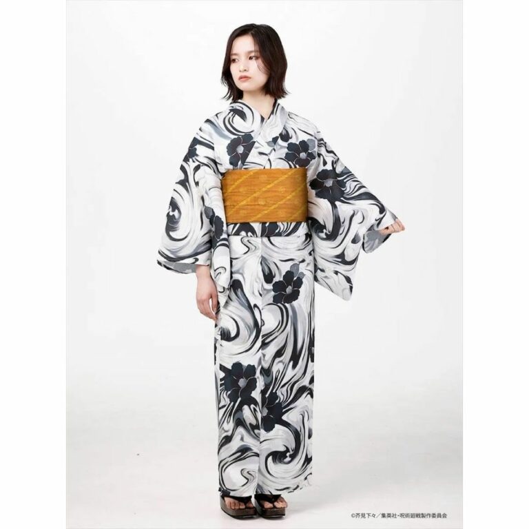 Yukata Jujutsu Kaisen Geto Suguru Women Yukata and Heko Obi Set PO-25 ...