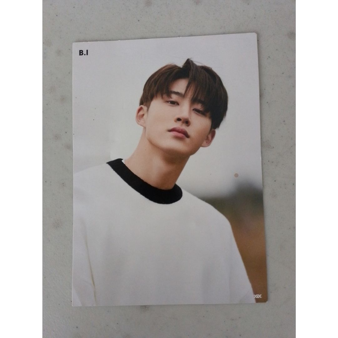 Postcard B.I (Kim Hanbin) - iKON (Merchandise Resmi K-Pop Original Import Korea) - TITIP JEPANG