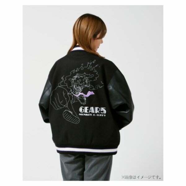 One Piece Gear5 Stadium Jacket – Jaket Eksklusif Penggemar Anime ...