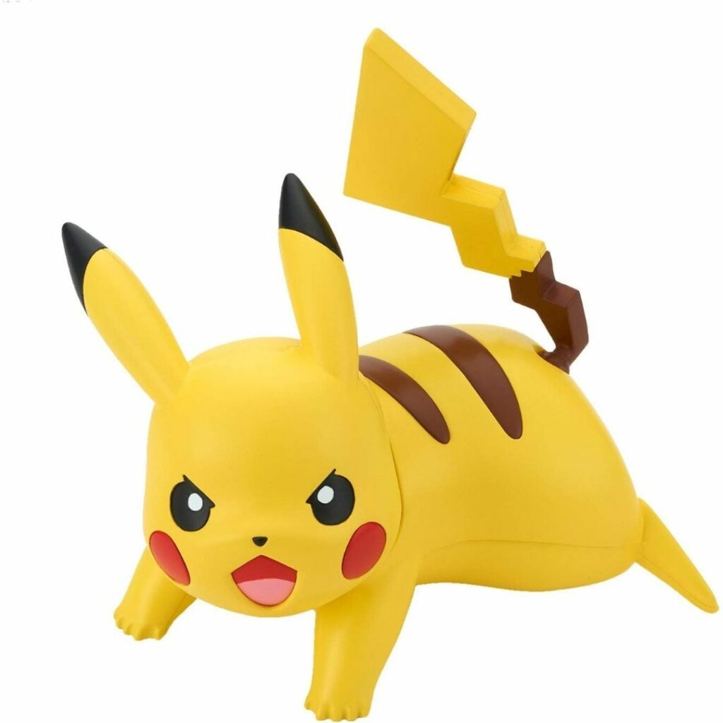 Bandai Pokemon Plamo Quick Collection 03 Pikachu (Battle Pose) Model ...