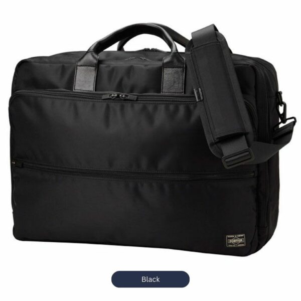 PORTER TIME 2WAY OVERNIGHT BRIEFCASE (L) 655-08294 Original Jepang ...
