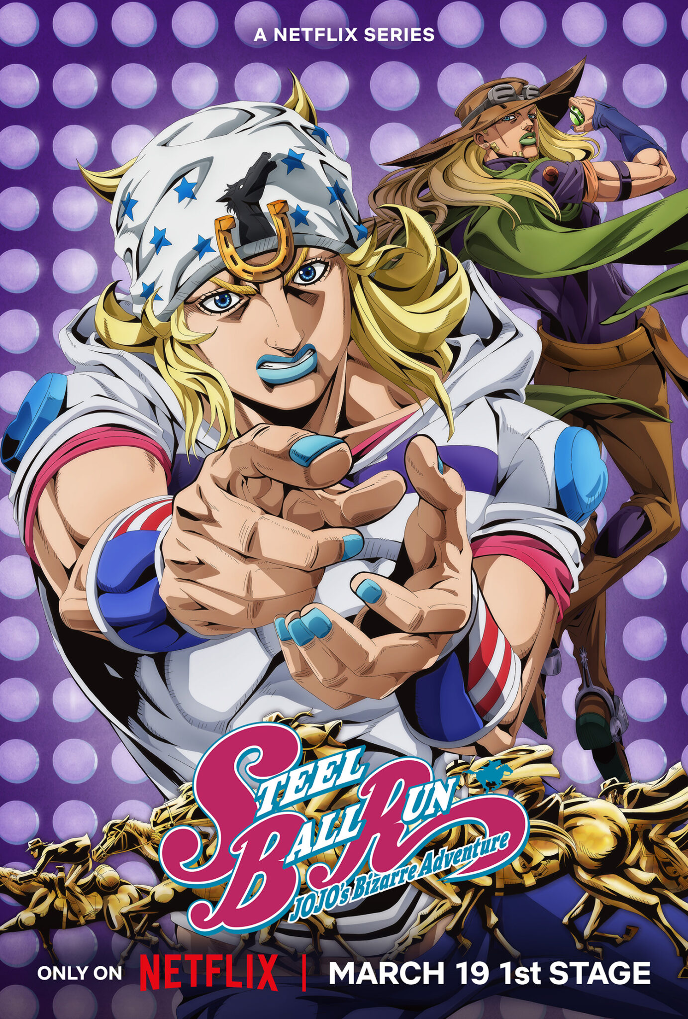 Anime JoJo's Bizarre Adventure Part 7: Steel Ball Run Debut 19 Maret ...