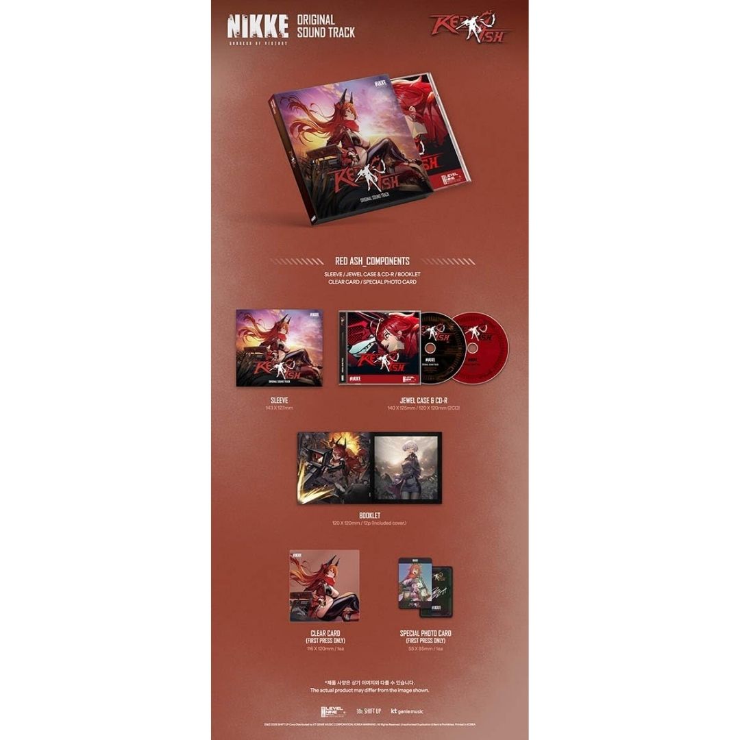 Goddess of Victory NIKKE OST RED ASH – Limited Edition CD + Art Book ...
