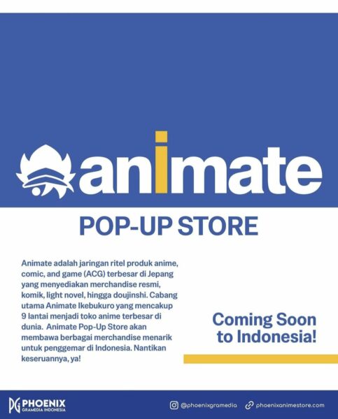 Kabar Gembira! Animate Pop-Up Store Segera Hadir di Indonesia - TITIP ...