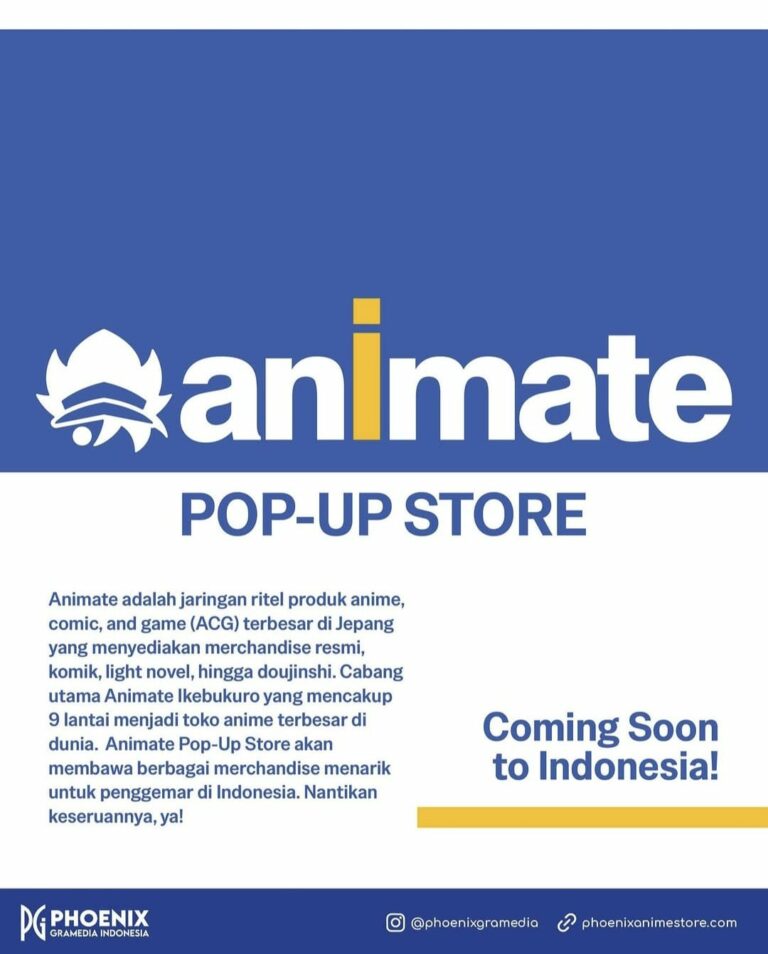 Kabar Gembira! Animate Pop-Up Store Segera Hadir di Indonesia - TITIP ...